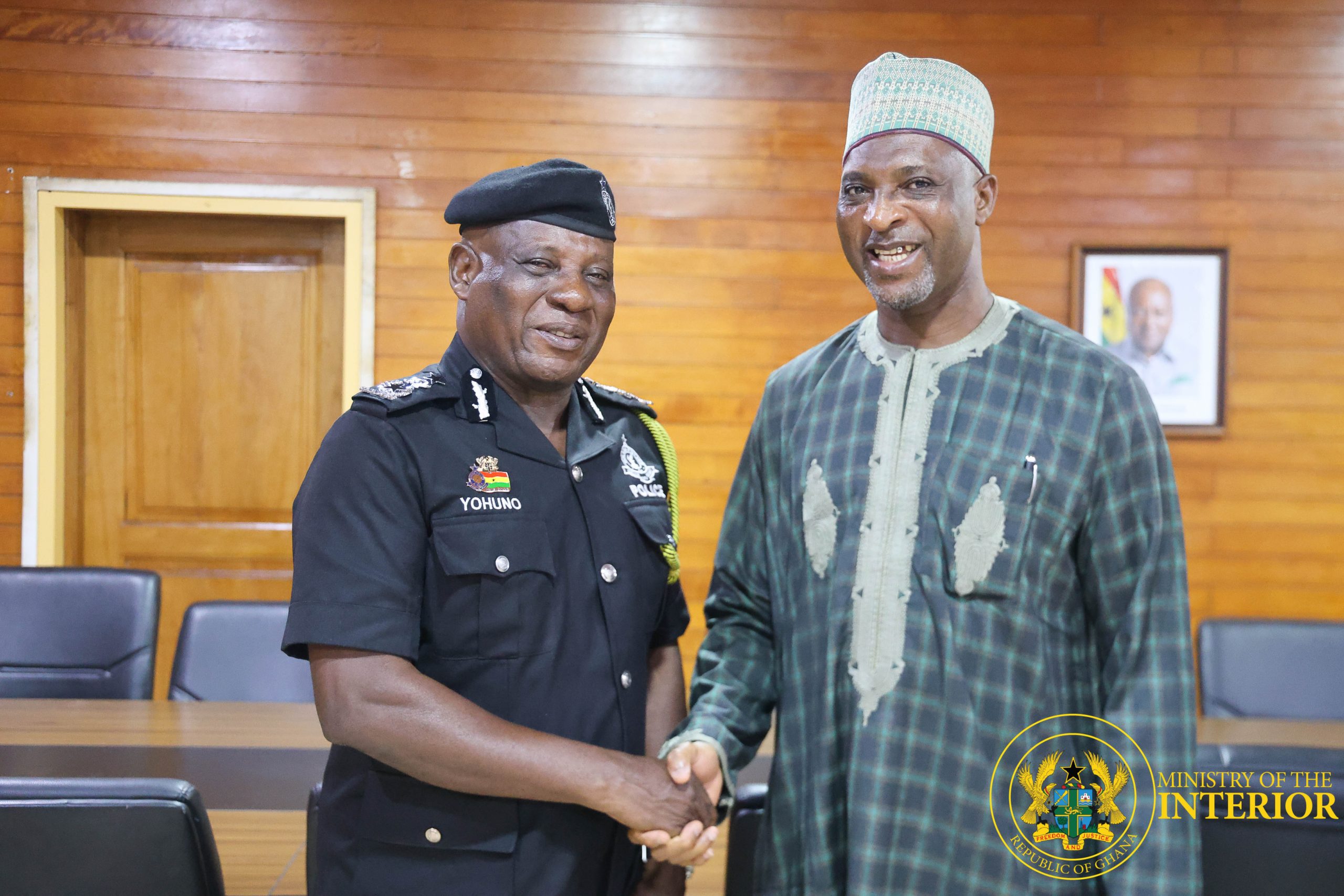 Interior Minister Welcomes New Inspector General of Police - Ministry ...