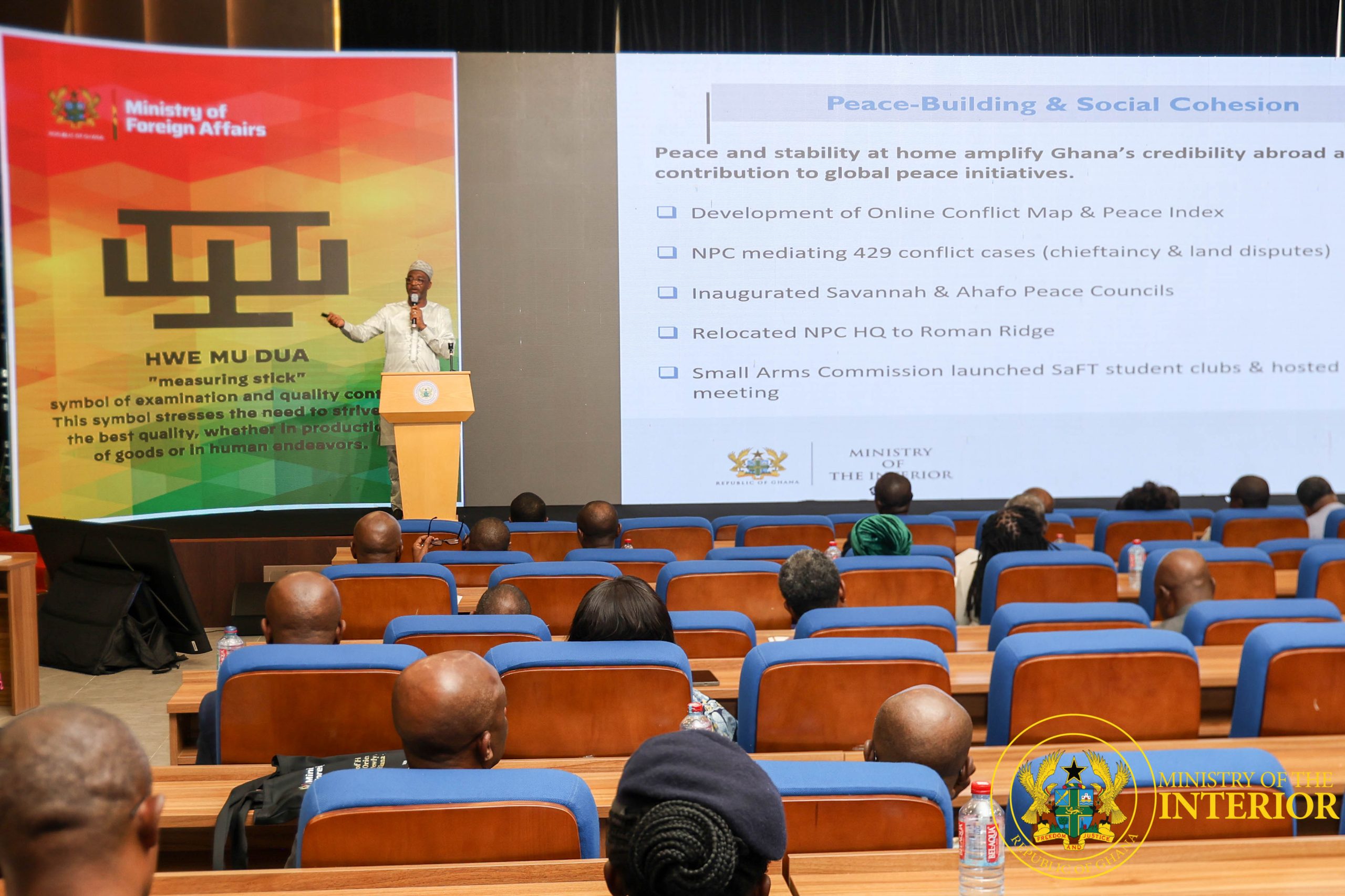 Interior Minister Presents Strategic Priorities To Envoys - Ministry of ...
