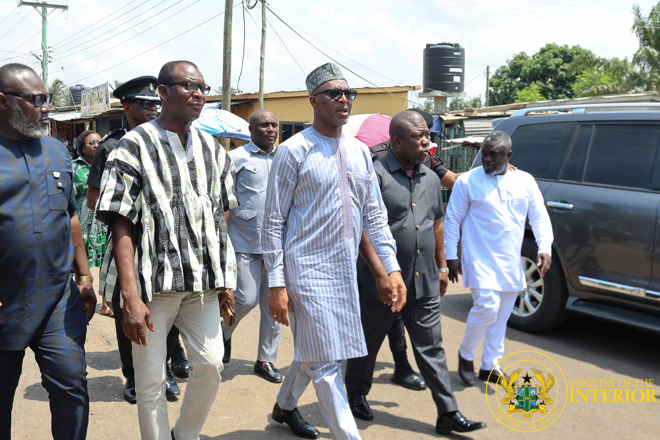 Muntaka Visits Aflao Border, Assesses Security Operations in Volta ...